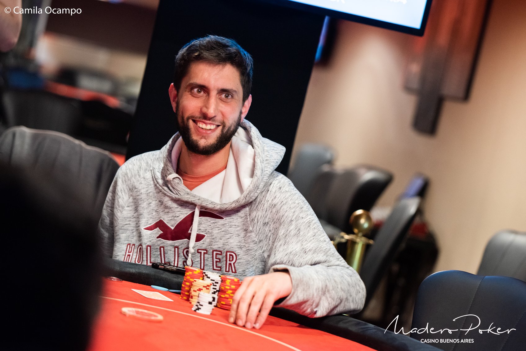 Leandro Bianchini y Martín Pochat al Día 2 del Main Event - Pokerlogia